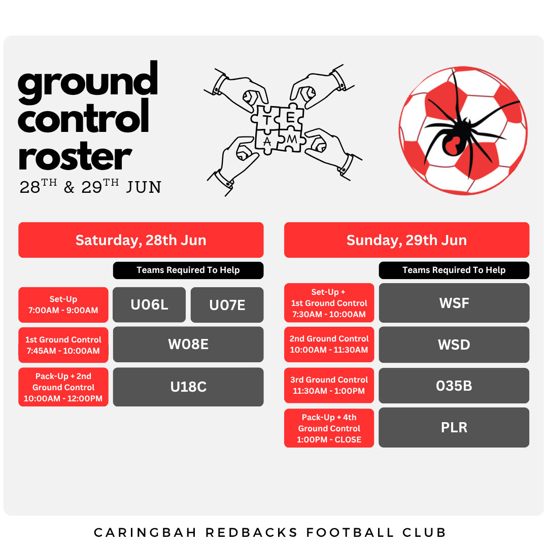 Ground Control – Caringbah Redbacks FC